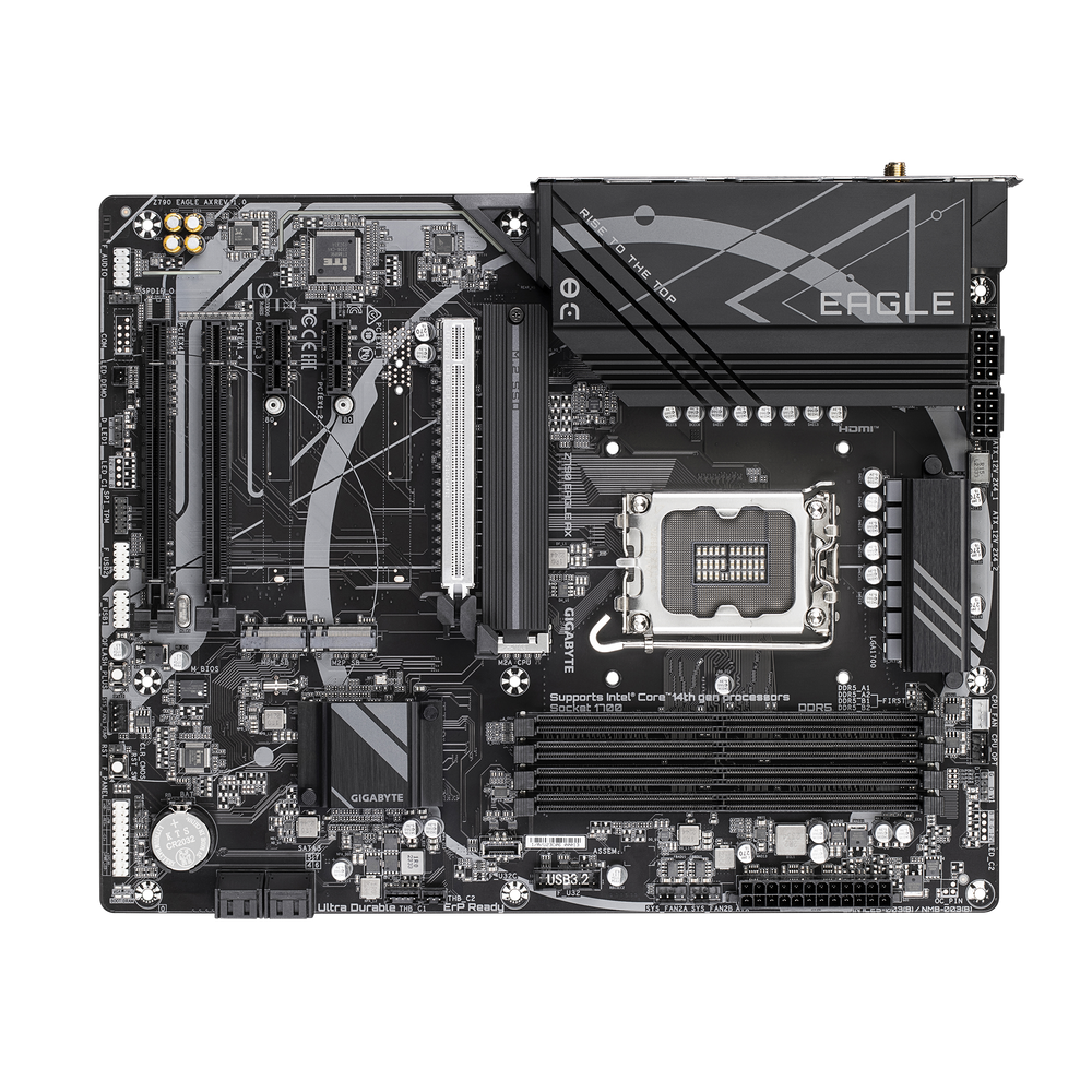 Gigabyte Z790 EAGLE AX Motherboard - PCIe 5.0 & DDR5 Overclocking ...